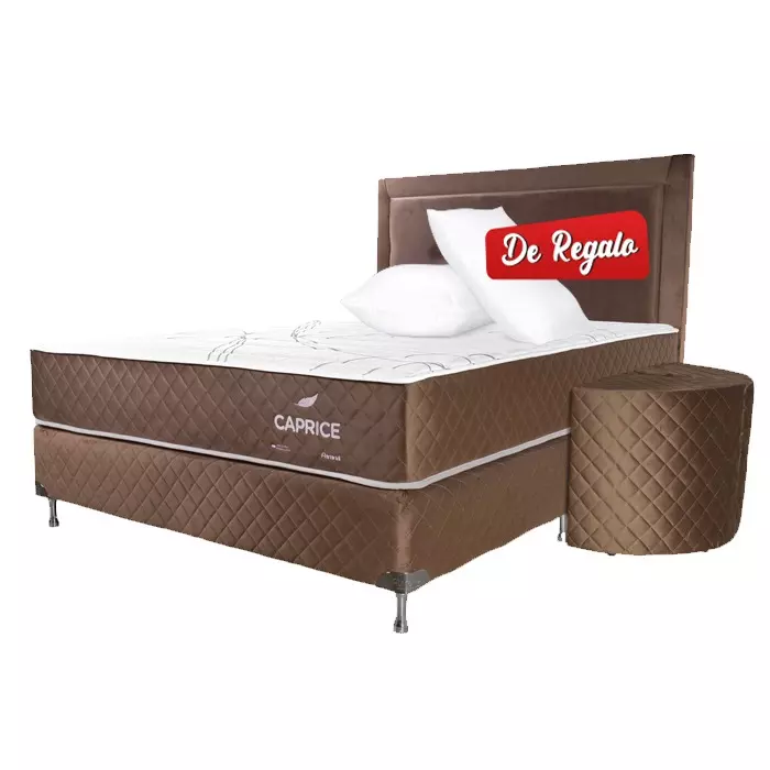 Juego de Sommier Paraná Caprice 160cm x 200cm | Colchones Paraná